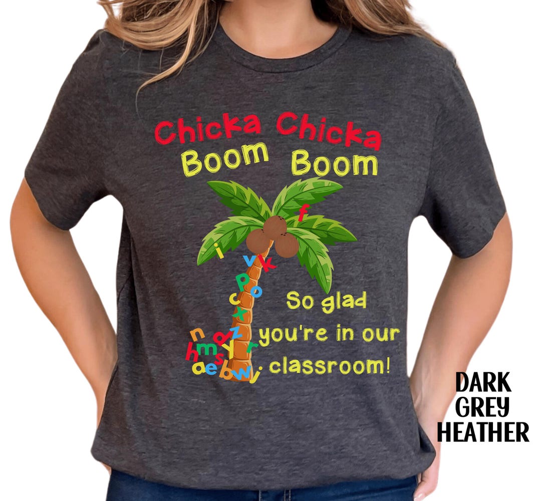 Alphabet Coconut Tree Chicka Chicka Boom Boom Shirt Kindergarten ...