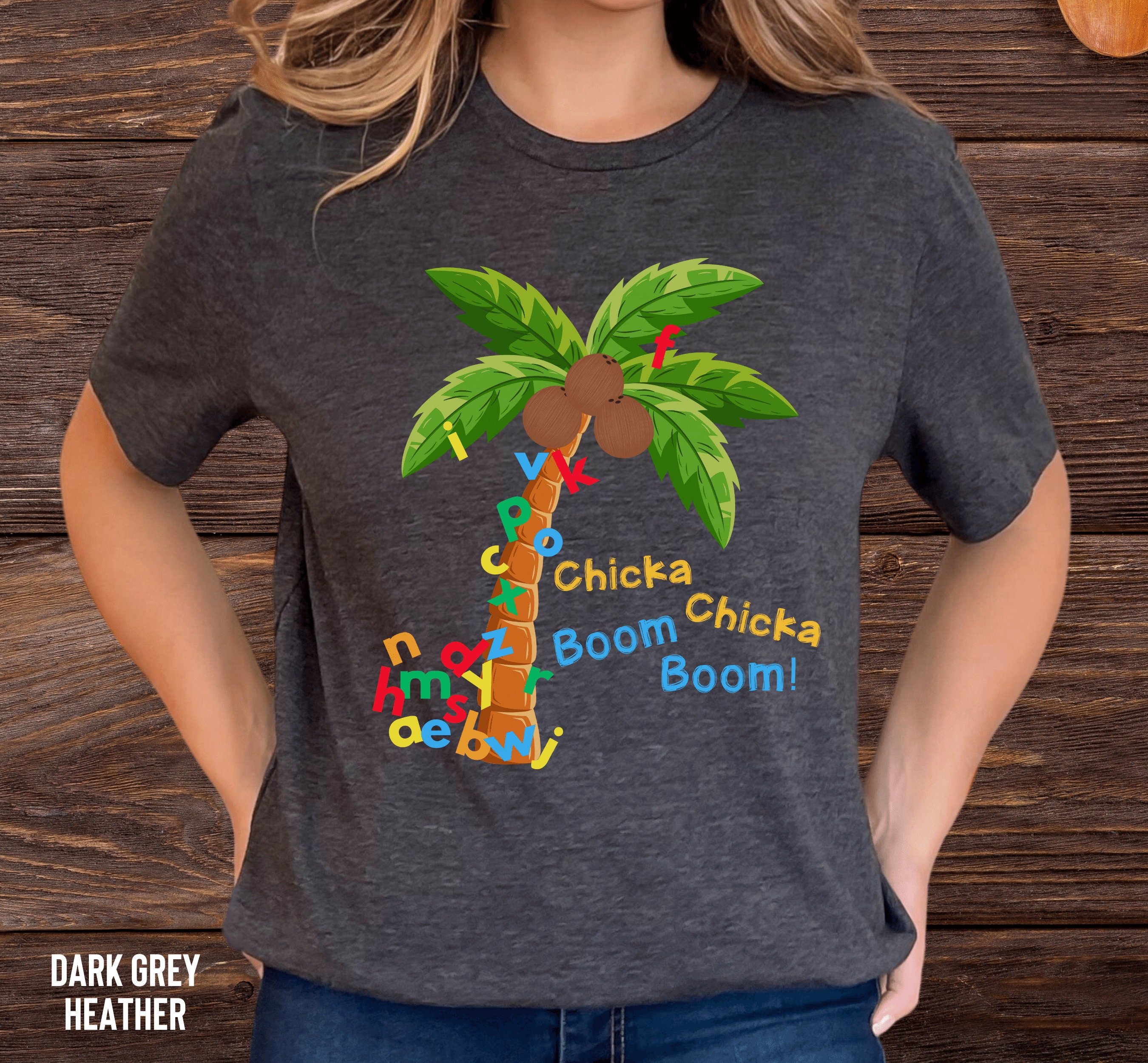 Alphabet Coconut Tree Shirt, Chicka Chicka Boom Boom Tshirt ...
