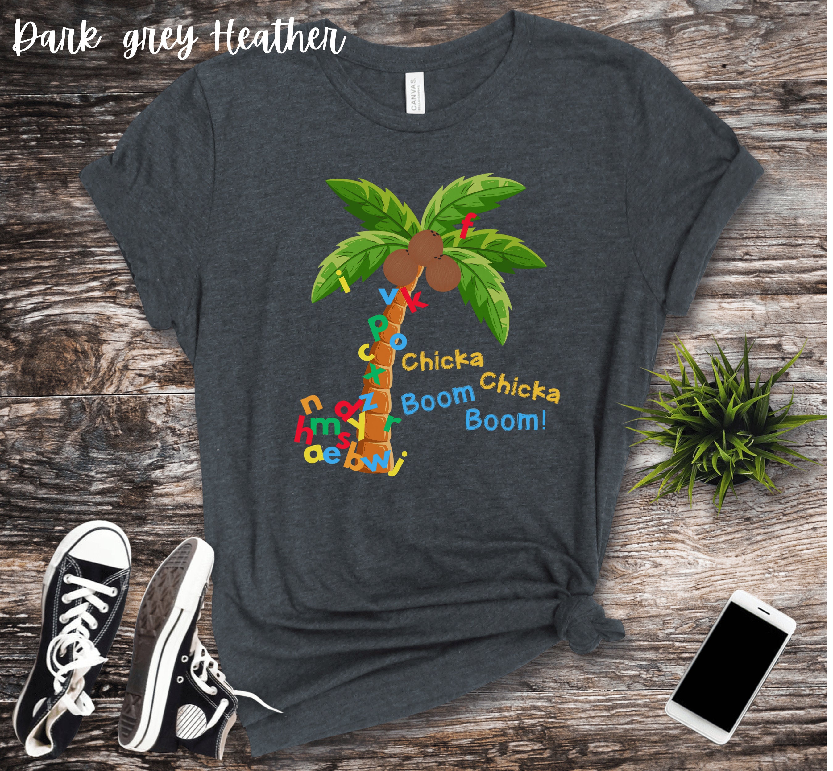 Alphabet Coconut Tree Shirt Chicka Chicka Boom Boom Shirt Kindergarten ...