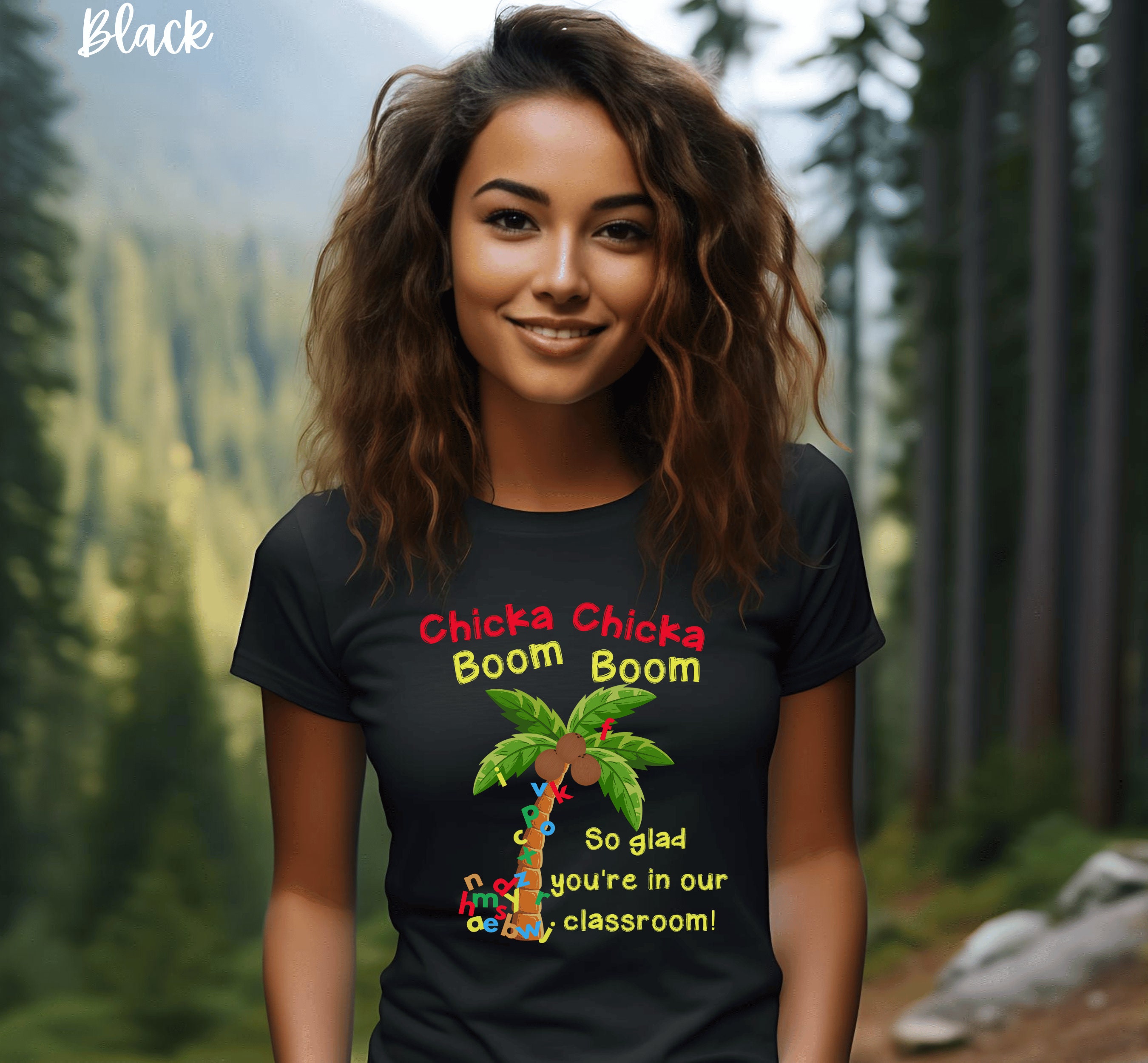 Alphabet Coconut Tree Chicka Chicka Boom Boom Shirt - Etsy