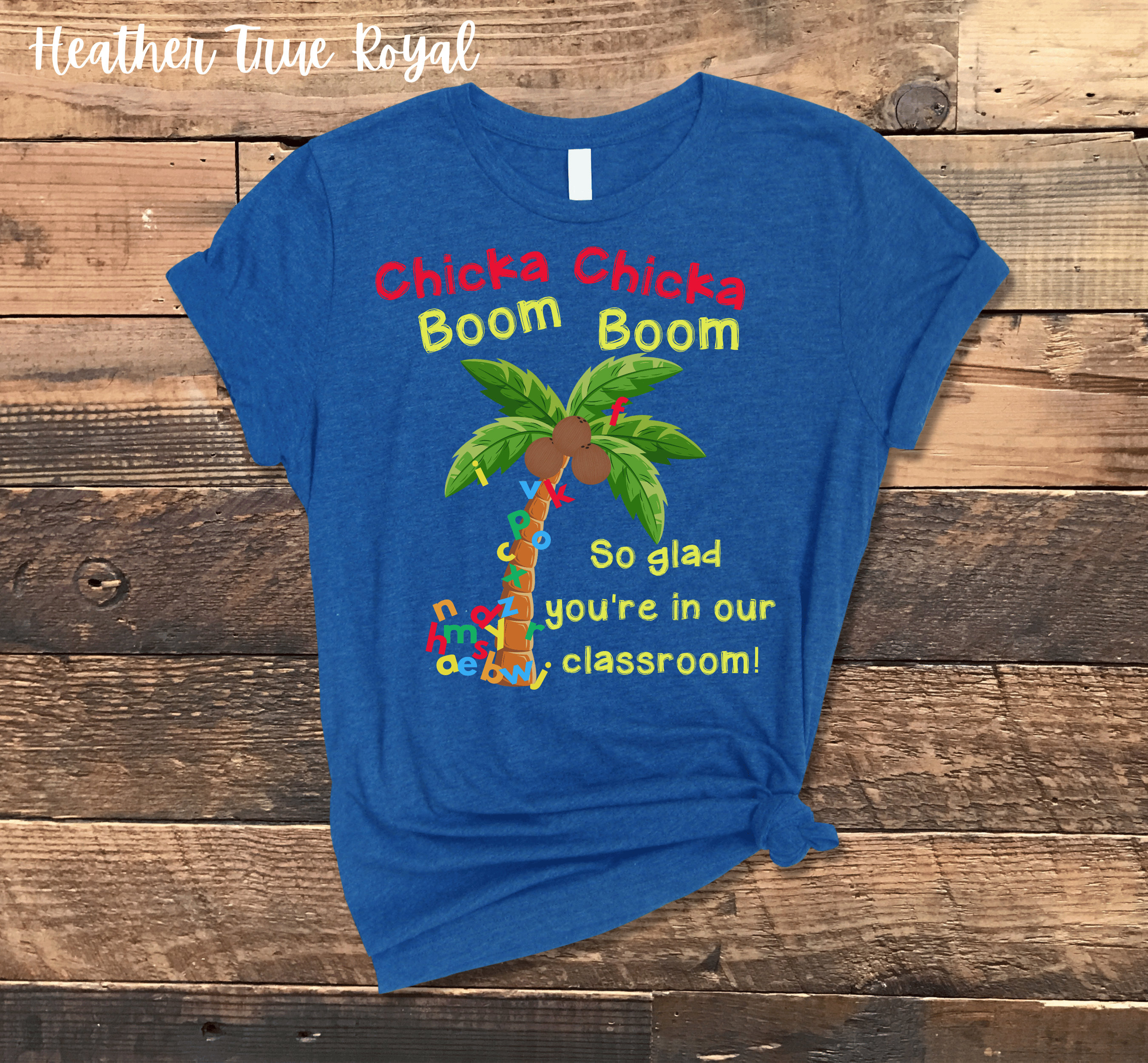 Alphabet Coconut Tree Chicka Chicka Boom Boom Shirt - Etsy