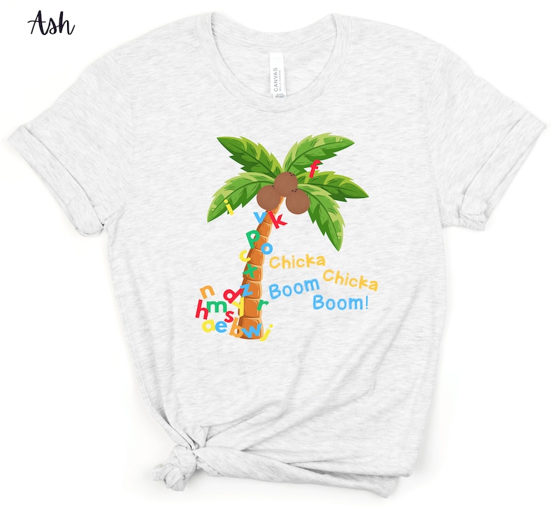 Alphabet Coconut Tree Shirt Chicka Chicka Boom Boom Shirt Kindergarten ...