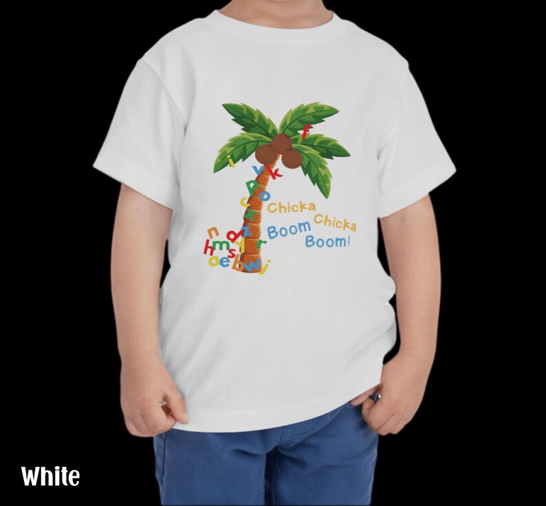 Alphabet Coconut Tree Toddler Shirt, Chicka Chicka Boom Boom Kids ...