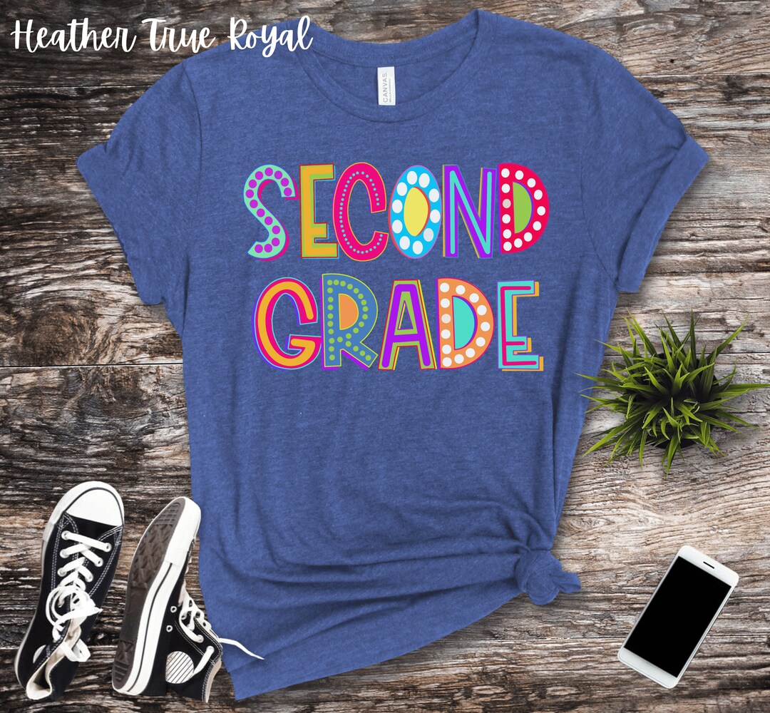 Teacher Shirt, 2nd Grade Team Tee, Matching School Shirts, Group ...