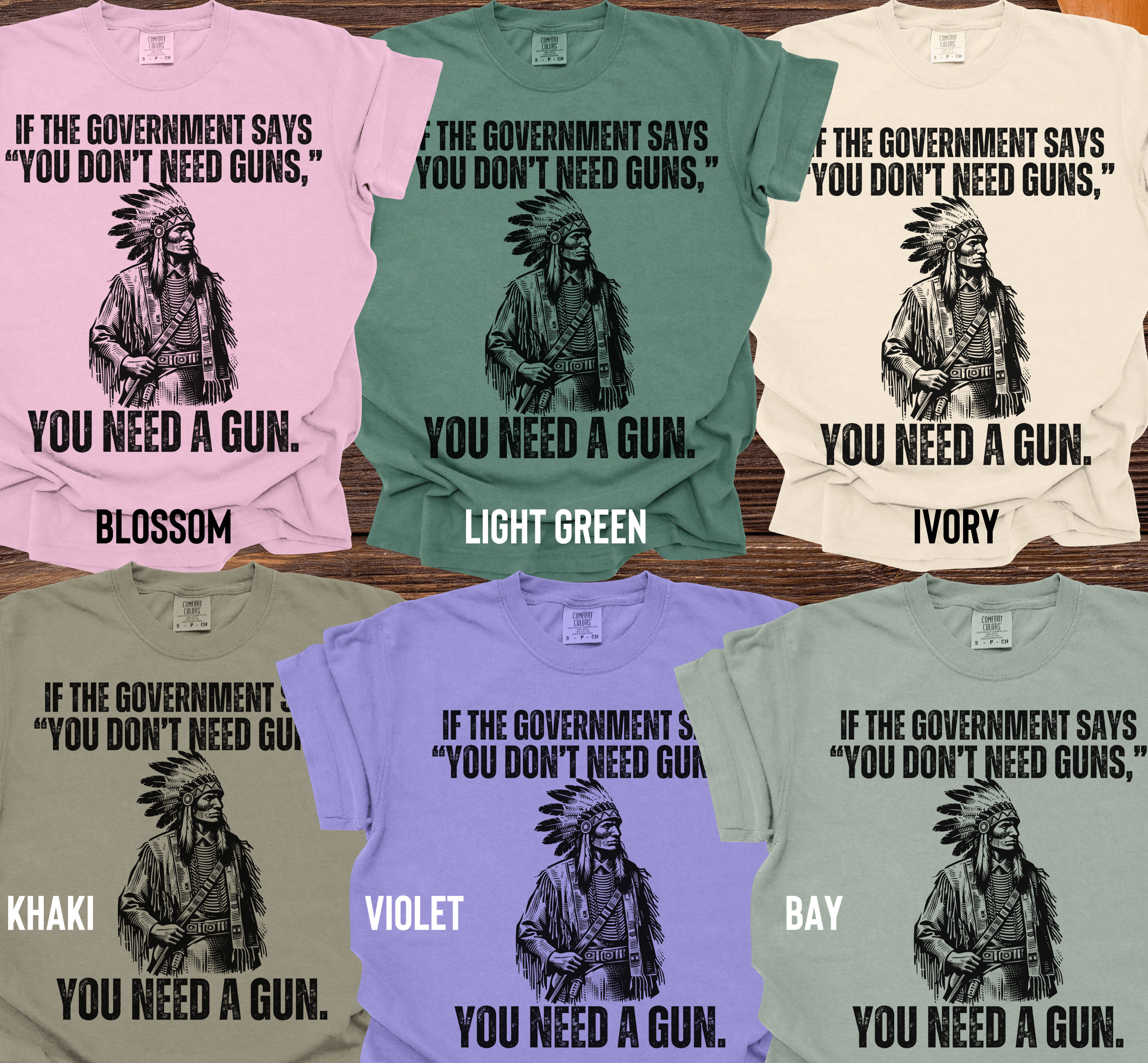 2nd Amendment T-shirt, Government Says You Don't Need Guns, You Need a ...