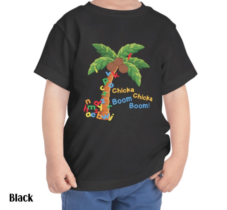 Alphabet Coconut Tree Toddler Shirt, Chicka Chicka Boom Boom Kids ...