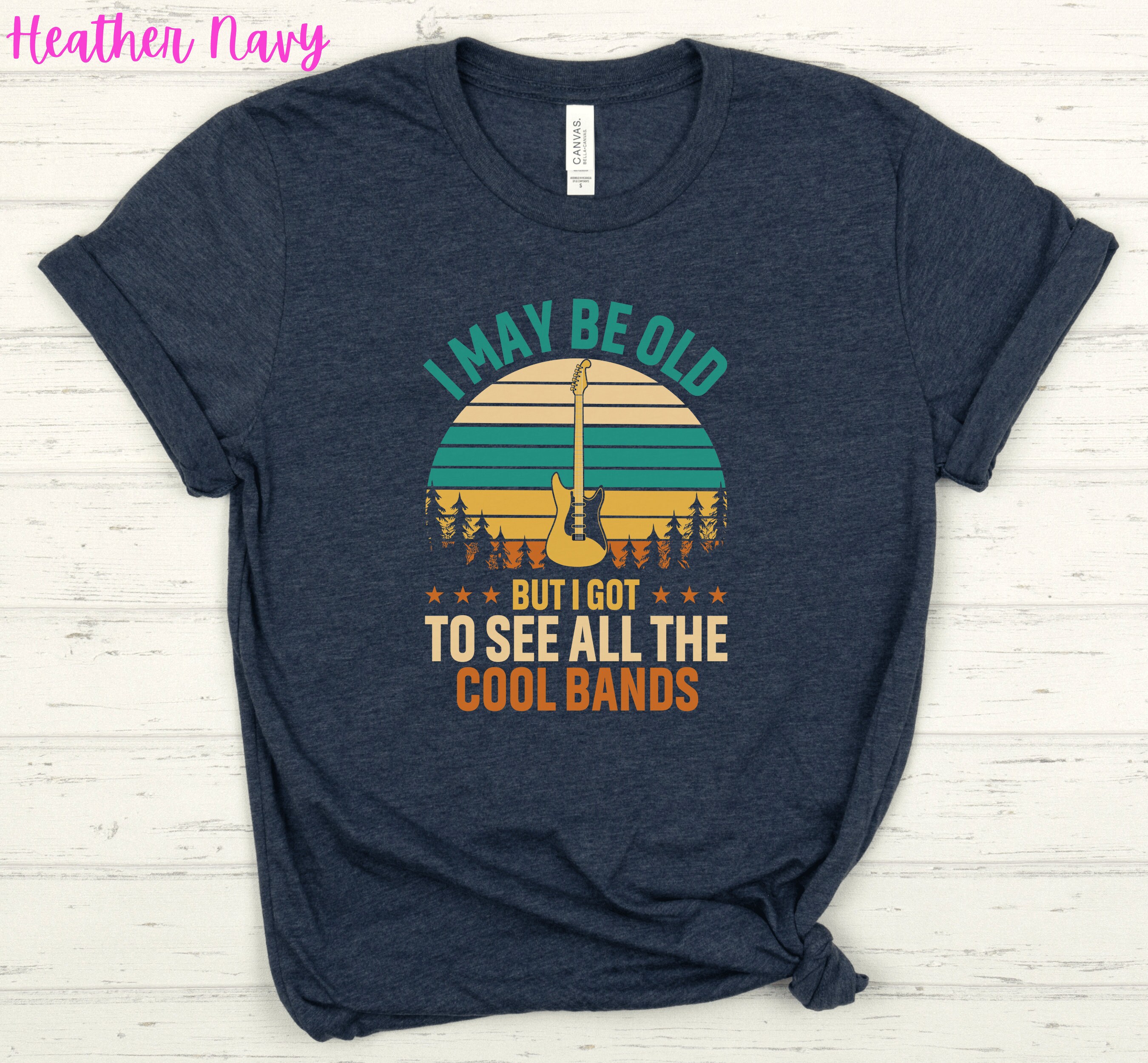 Funny Old but Got to See Cool Bands Shirt Vintage Band Lover Shirt ...