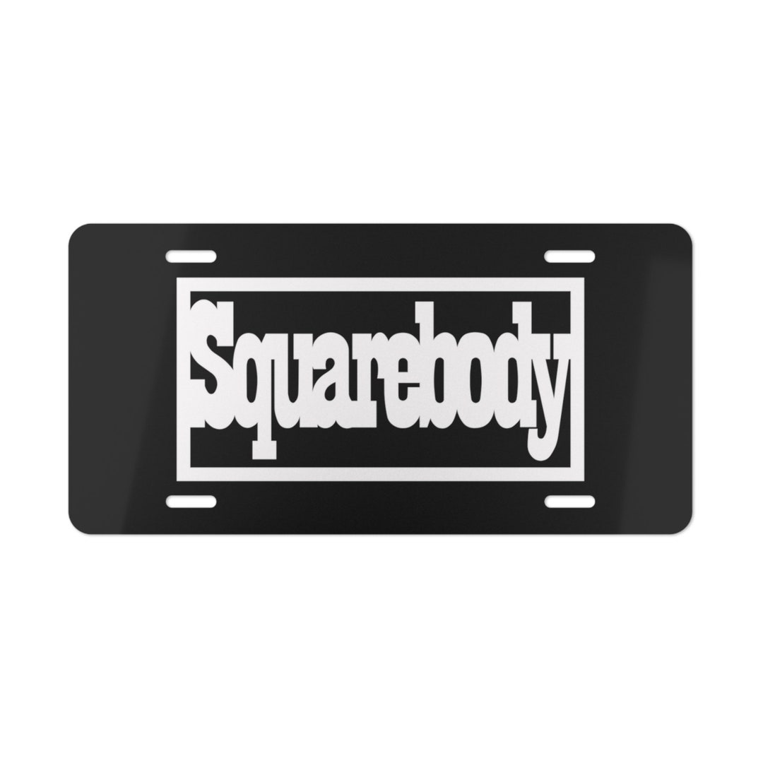 Squarebody License Plate - Etsy