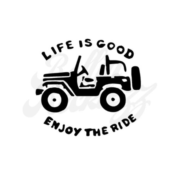 Jeep Life Decal - Etsy