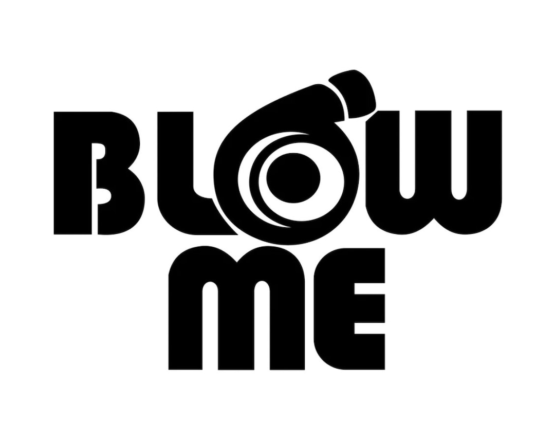 Blow Me Decal - Etsy