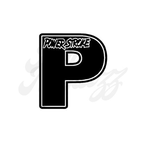 Powerstroke P Decal
