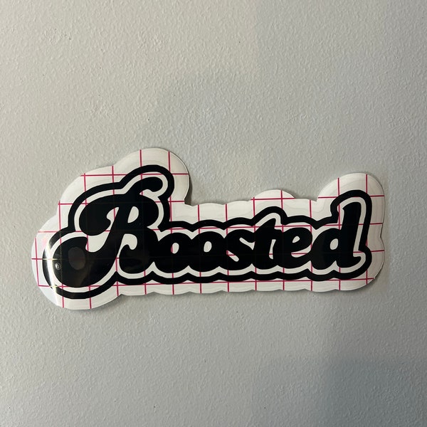 Boosted Decal - Etsy