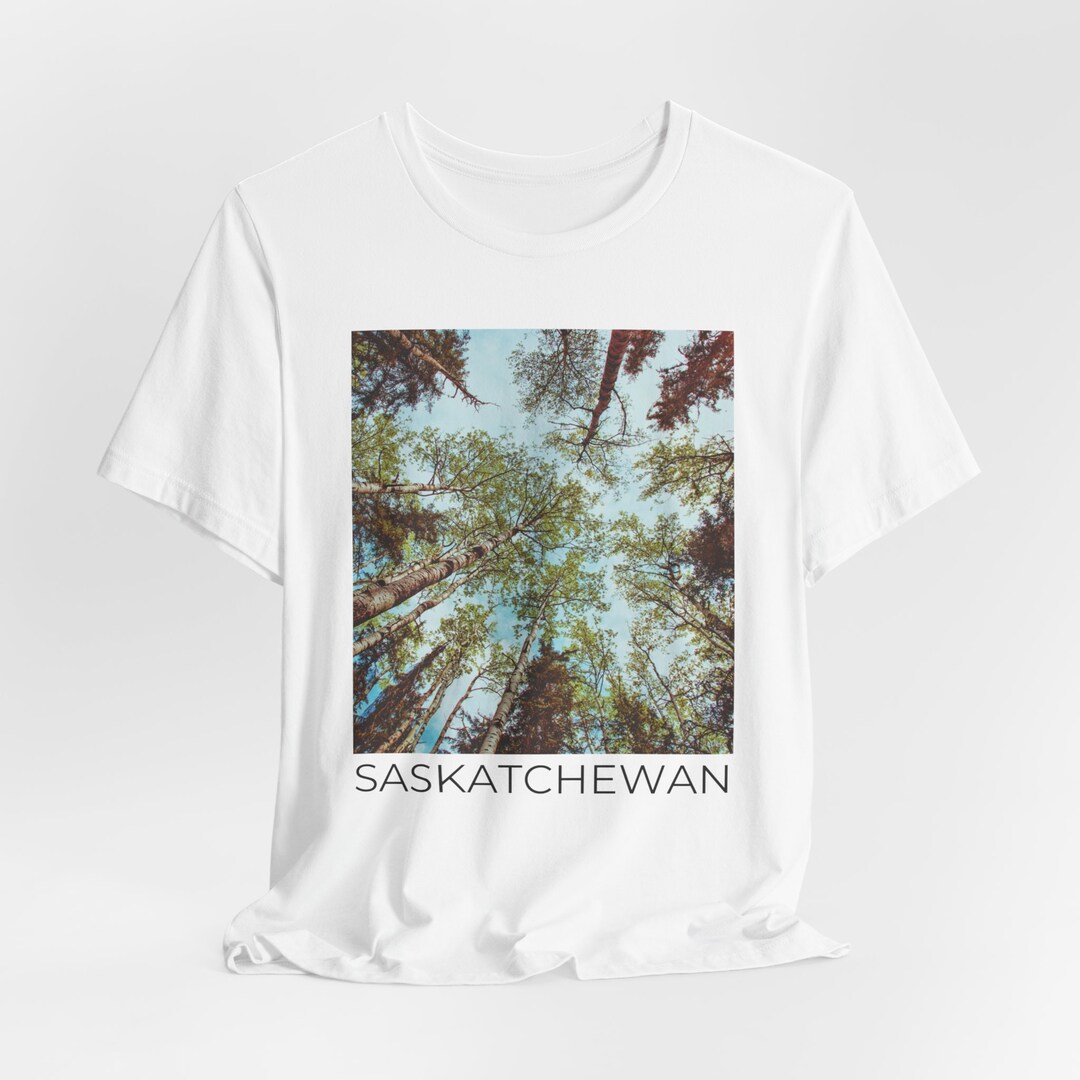 Saskatchewan Forest T-shirt, Canadian Nature Tee - Etsy
