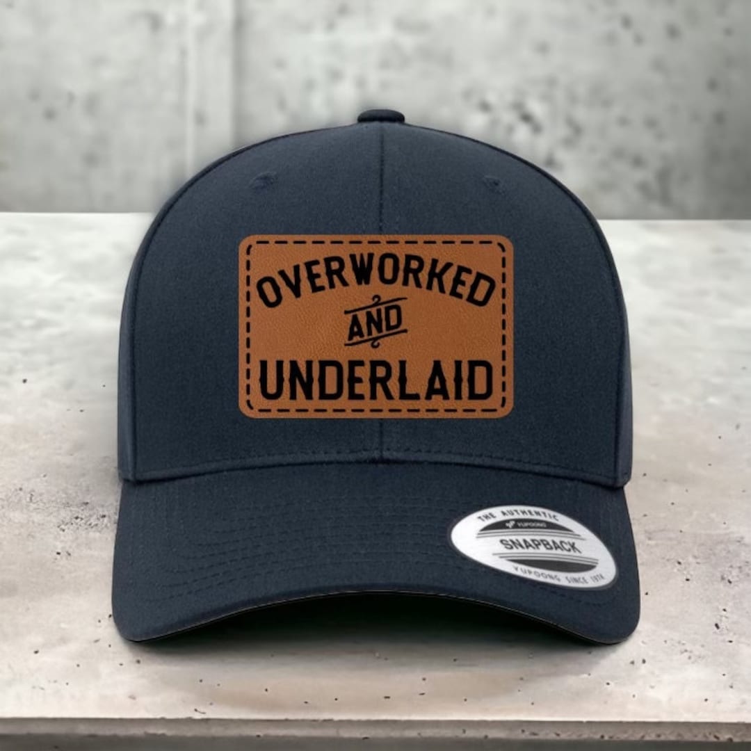 Overworked and Underlaid Snapback - Etsy