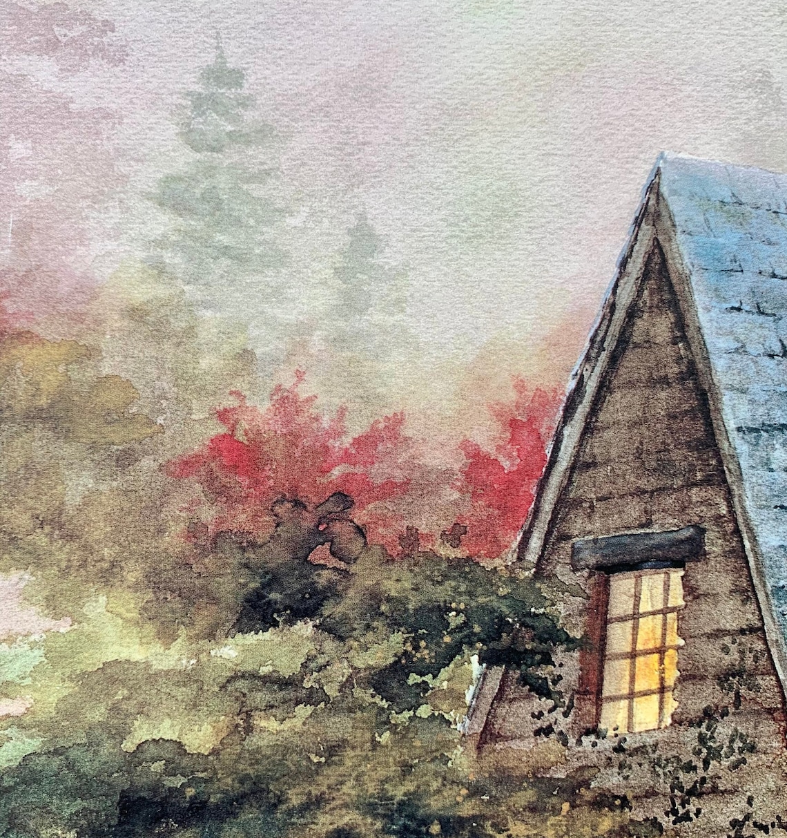 Michael Casper's "the Garden Walk" Limited Edition Lithograph, Signed ...