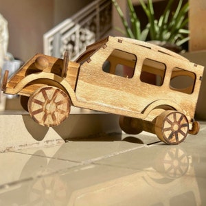 Woodland Jeep Wood Hand Craft Model Ideal Decoration Piece - Etsy