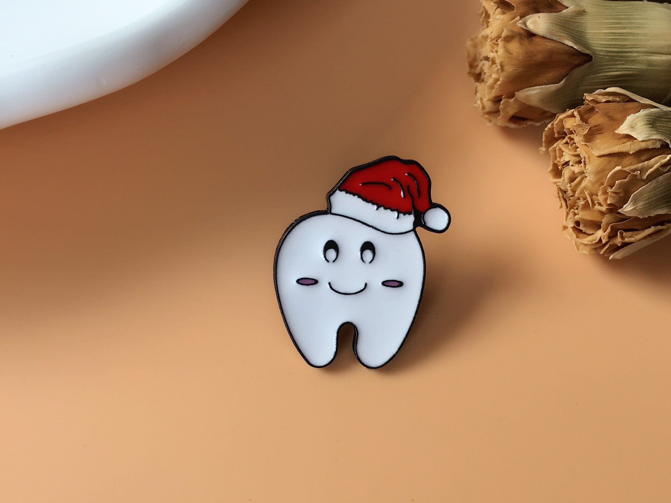 Tooth Dental Health Enamel Pin Dentist Badge Display Lapel Pin Collar ...
