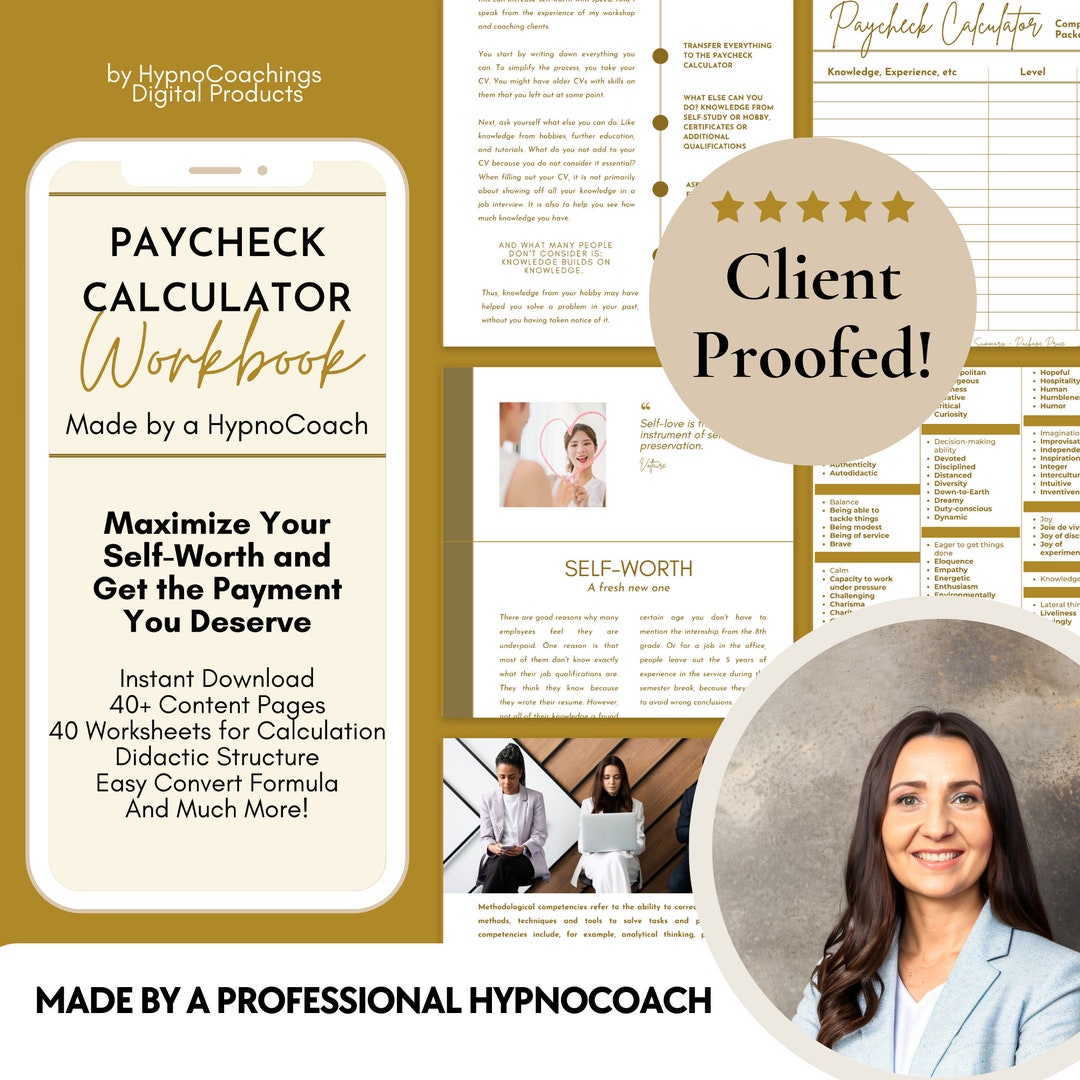 MAKE MORE MONEY, Paycheck Planner Printable, Career Worksheets, Earn ...