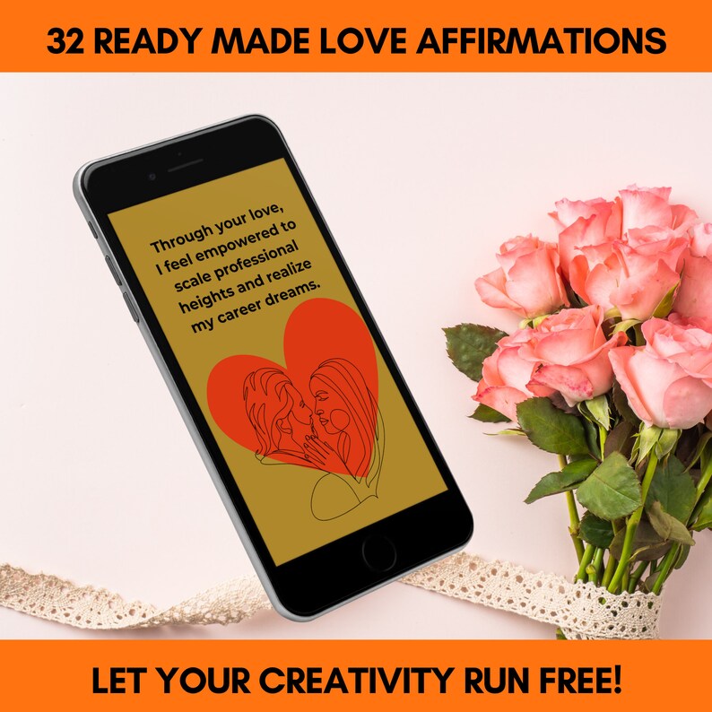 Editable Affirmation Cards, Thank You Card Pink, Instant Download for ...