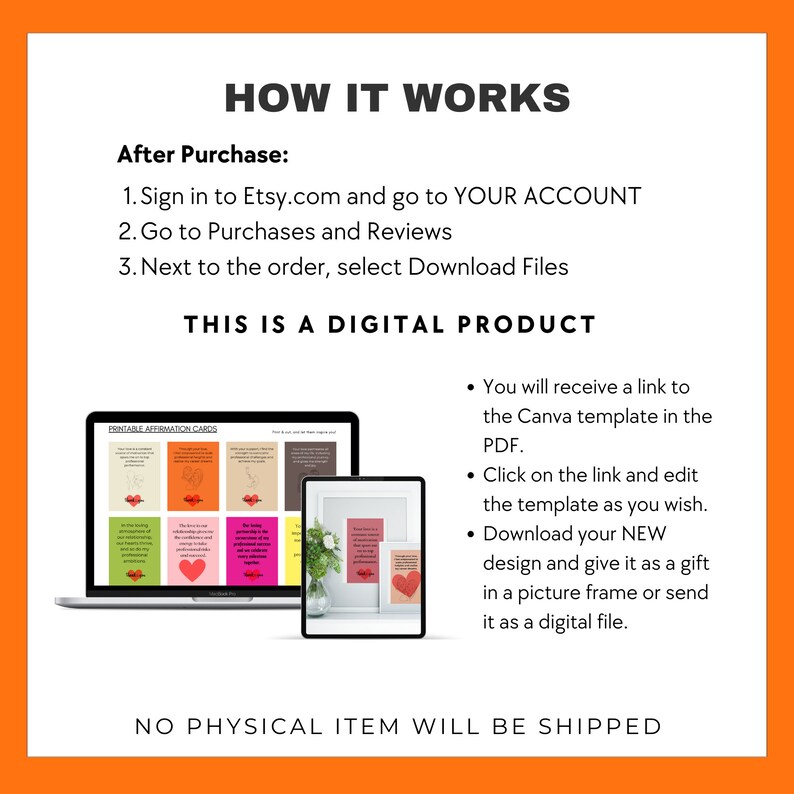 Editable Affirmation Cards, Thank You Card Pink, Instant Download for ...