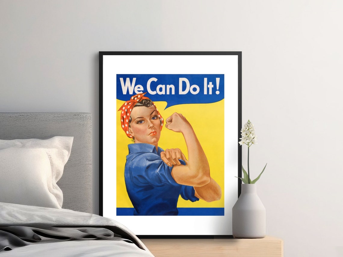 We Can Do It Rosie the Riveter 1942-1945 by J. Howard Miller Instant ...