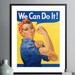 We Can Do It Rosie the Riveter 1942-1945 by J. Howard Miller Instant ...