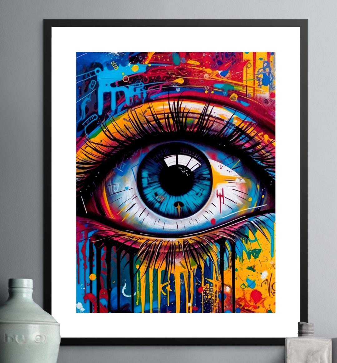 Graffiti Style Wall Art Urban Street Art Style Illustration Instant ...