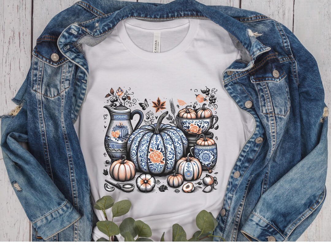 Grandma Core Shirt, Nostalgic Cottage Core Tea Set T-shirt, Trendy Fall ...