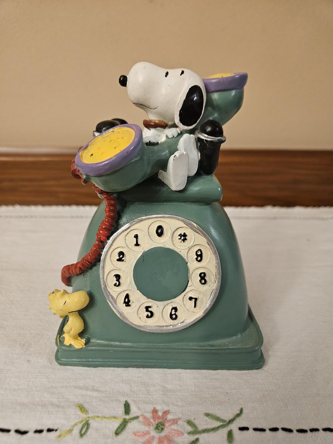 Vintage Snoopy Bank. Woodstock and Snoopy Bank. Peanuts Piggy Bank ...