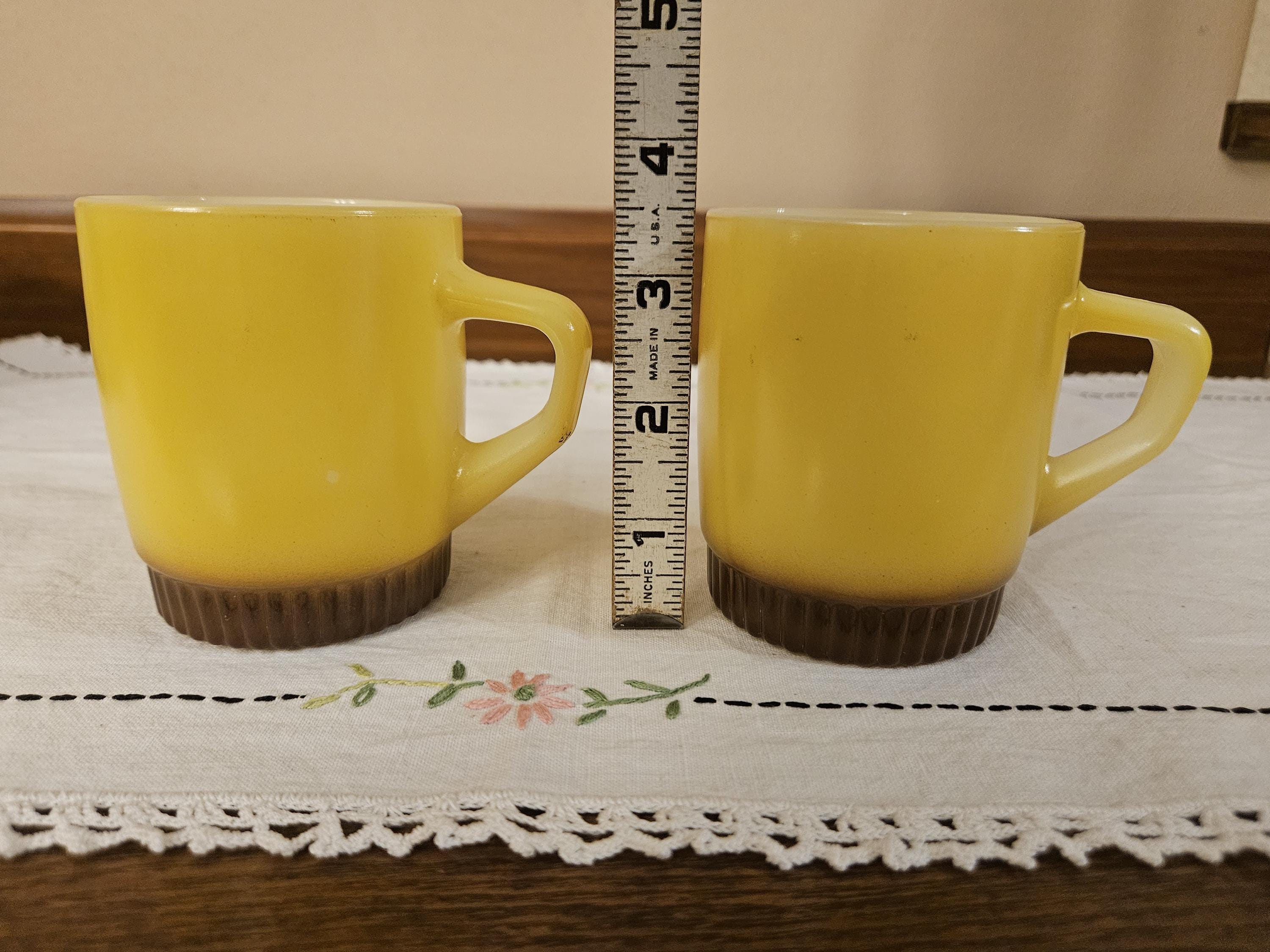 Vintage Fire King by Anchor Hocking Set of 2 Ombre Mugs - Etsy
