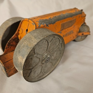 Vintage Hubley Kiddie Toy Orange Diesel Steam Roller - Etsy