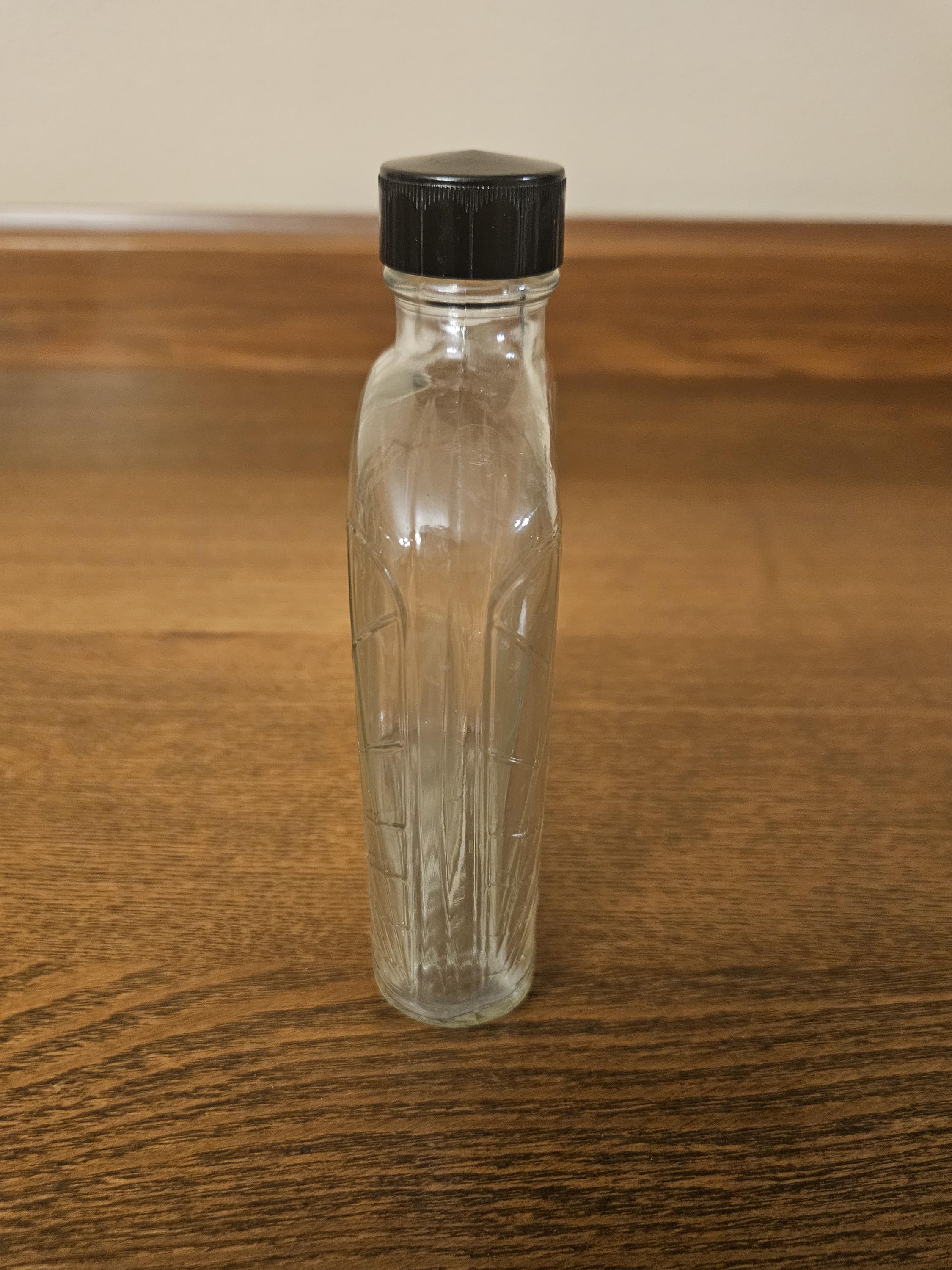 Vintage Glass Flask. Art Deco Design. Owens Illinois Falcon Flask. - Etsy