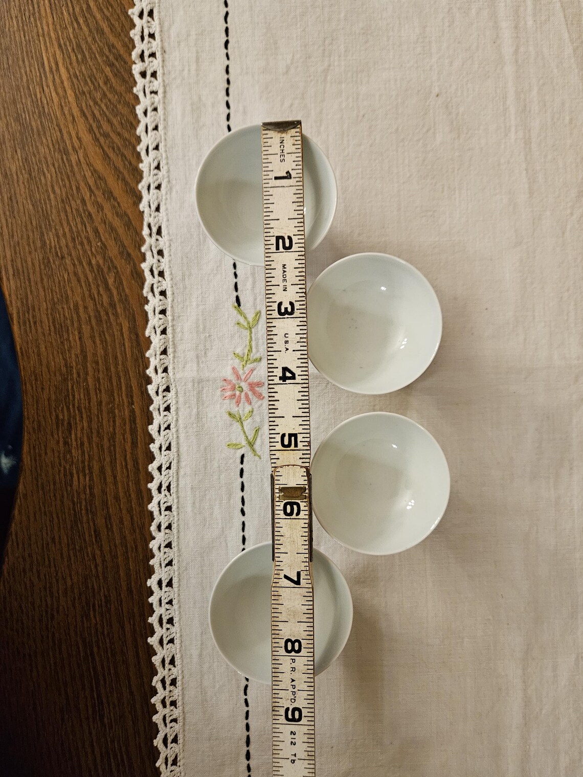 Vintage Set of 4 Sake Cups. Floral Design. - Etsy