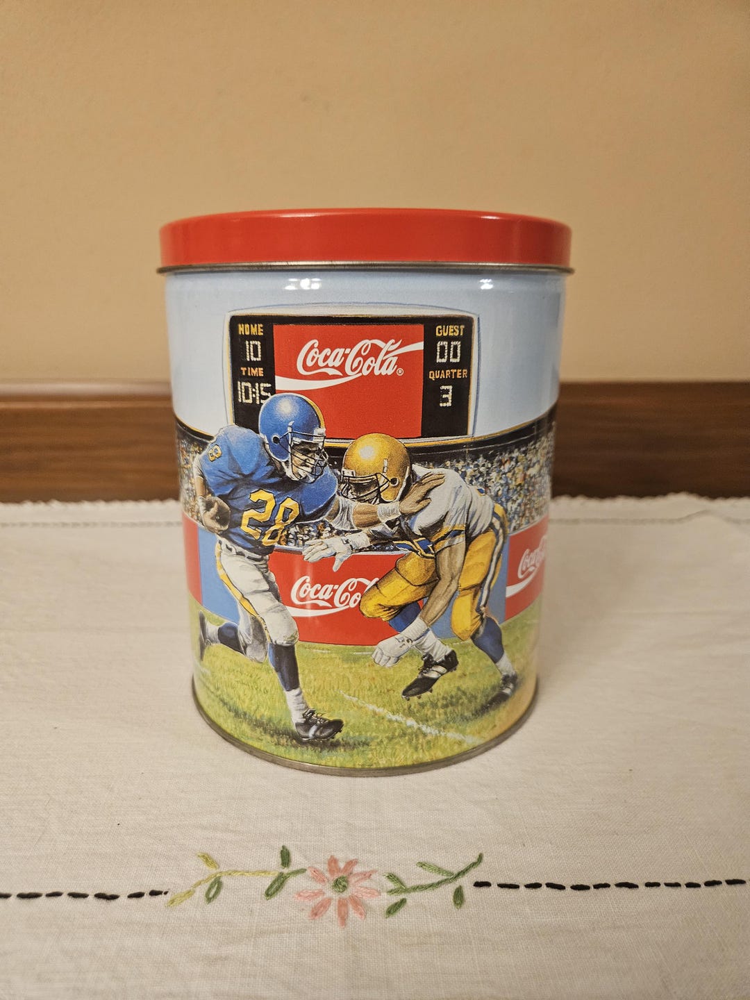 Vintage 1994 Coca Cola Sports Tin. Coke. Baseball, Basketball, Football ...