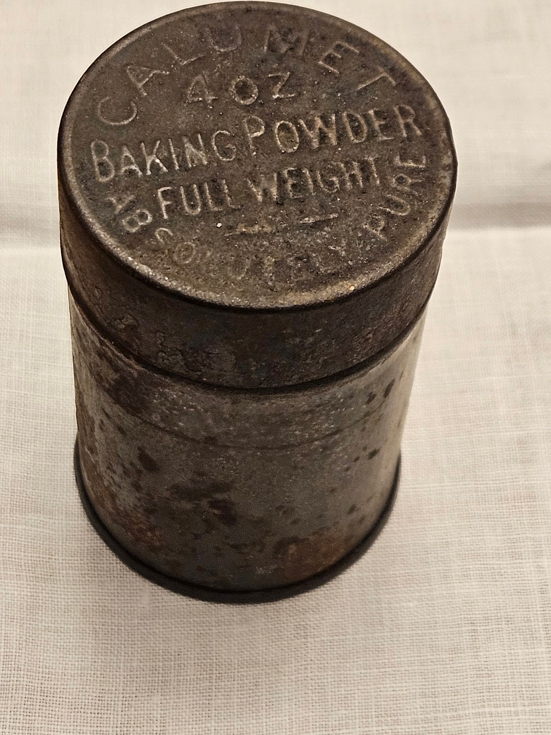Vintage Calumet Baking Powder Tin With Embosed Lid 4 Oz. - Etsy