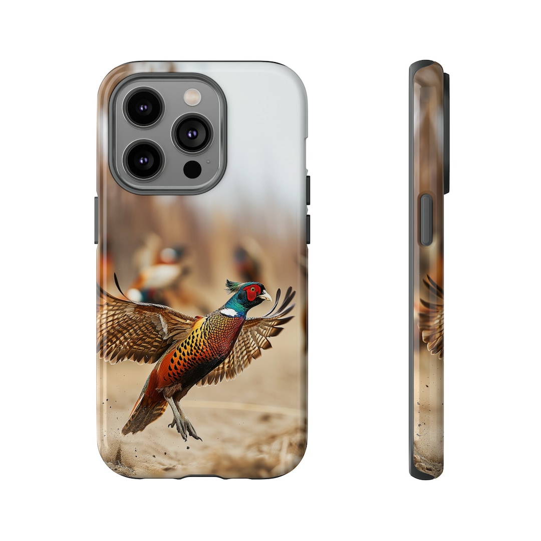Flying Pheasants Phone Case, Hunters Gift, Pheasent Case, Animal Lover ...