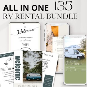 RV Rental Welcome Book Template, Camper Rental Guidebook, Motorhome ...
