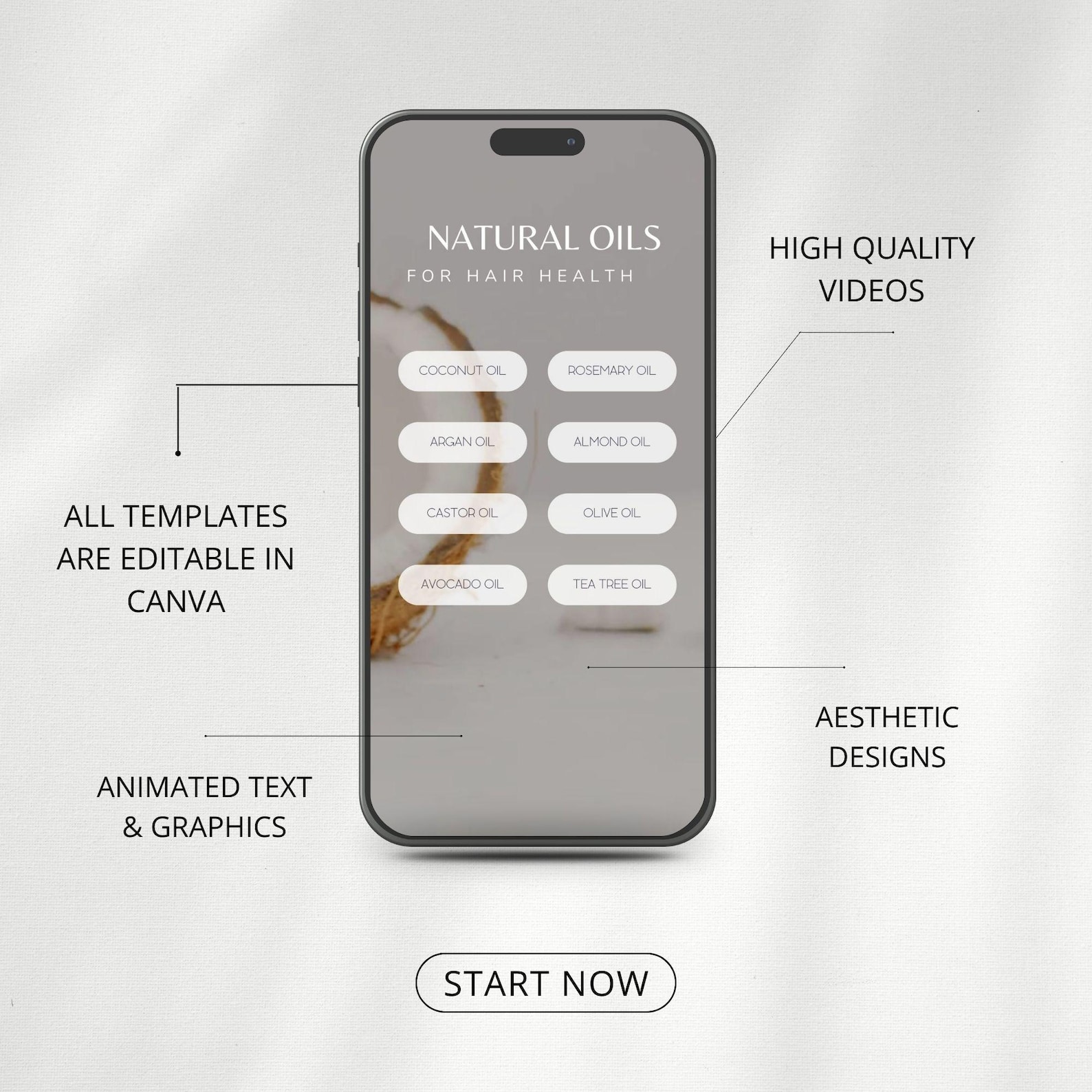 Trichology Instagram Reels Template, Hair Salon Marketing Post ...