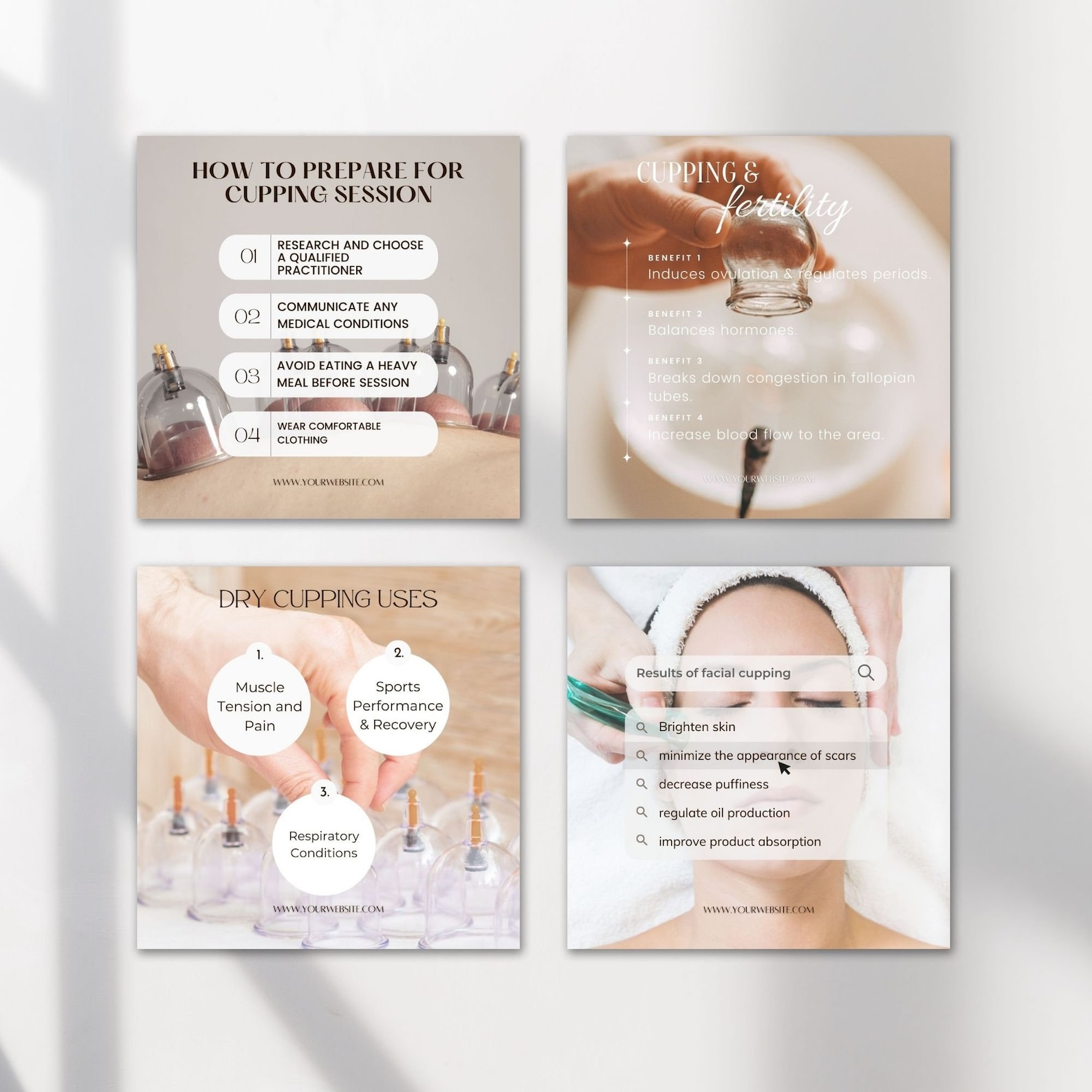 Cupping Therapy Instagram Post, Premium Hijama Center Social Media ...