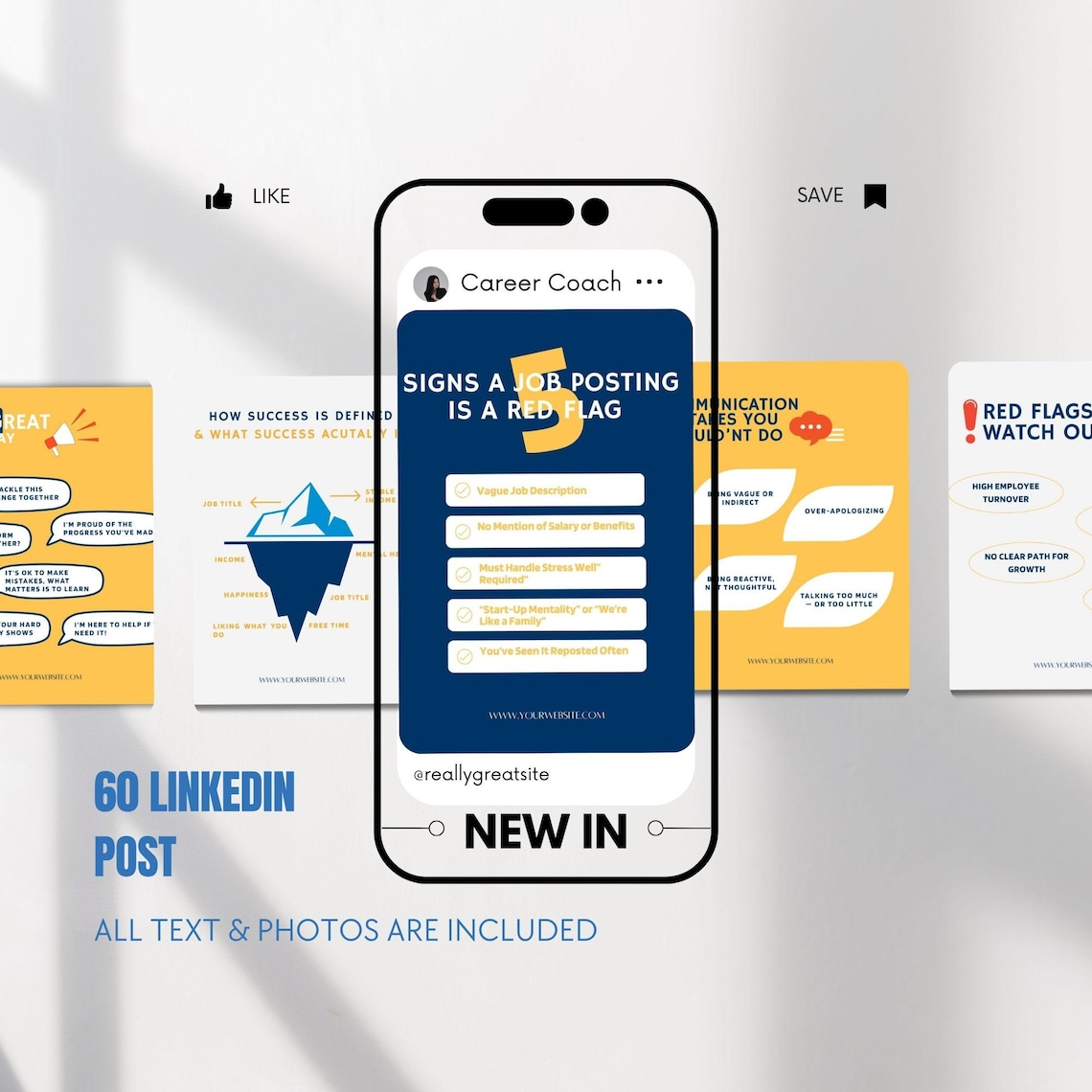 Linkedin Post Template, Business Consultant Instagram Social Media ...