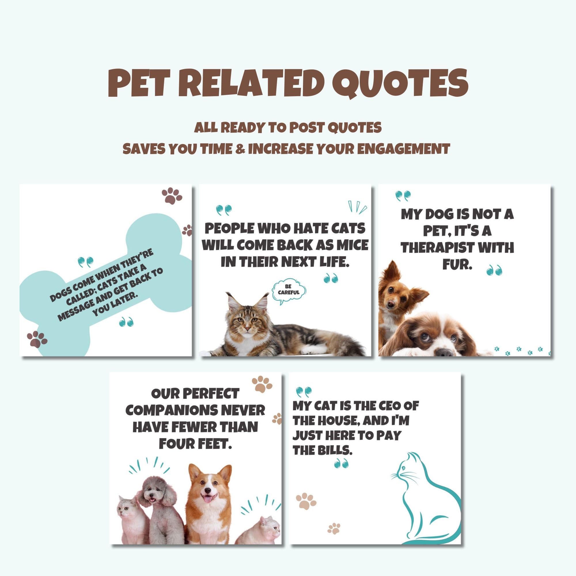 Pet Store Instagram Template, Pet Shop Social Media Content, Pet ...