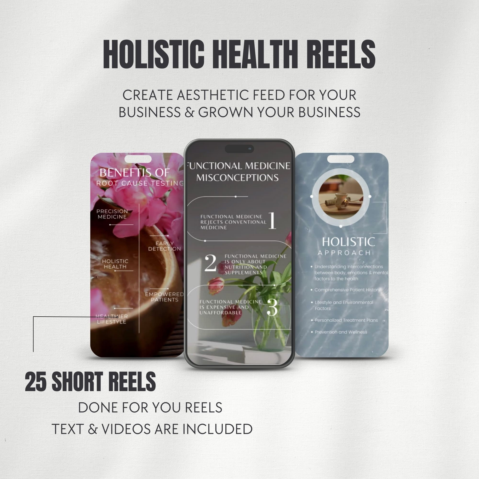 Functional Medicine Instagram Reels Template, Holistic Health Social ...