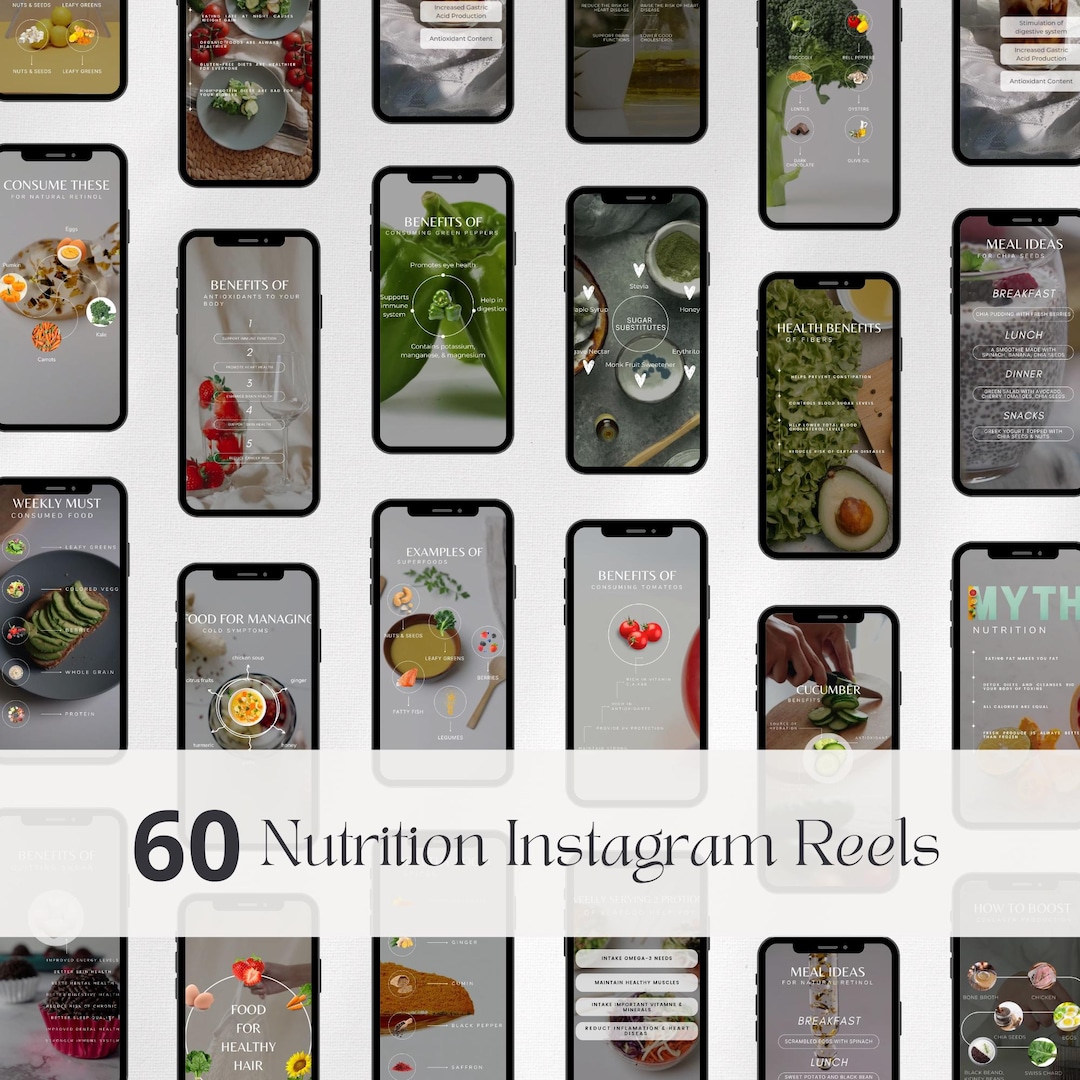 Nutrition Instagram Reels Template, Holistic Medicine, Natural Medicine ...