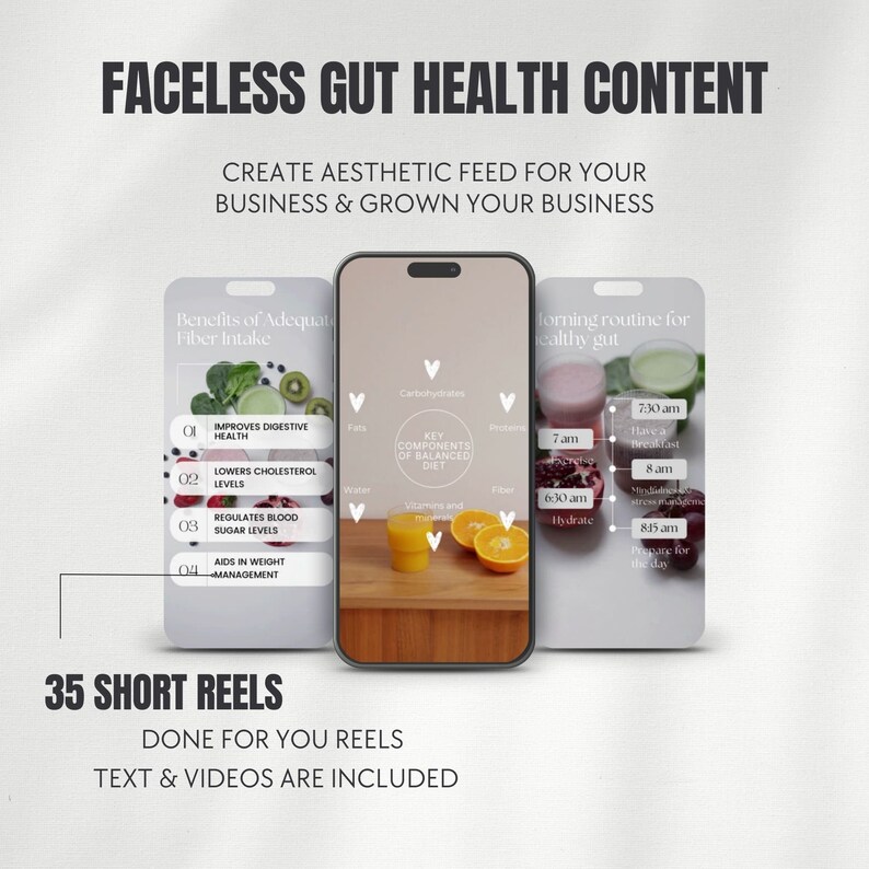 Health & Wellness Instagram Reels Template, Holistic Coach Premium ...