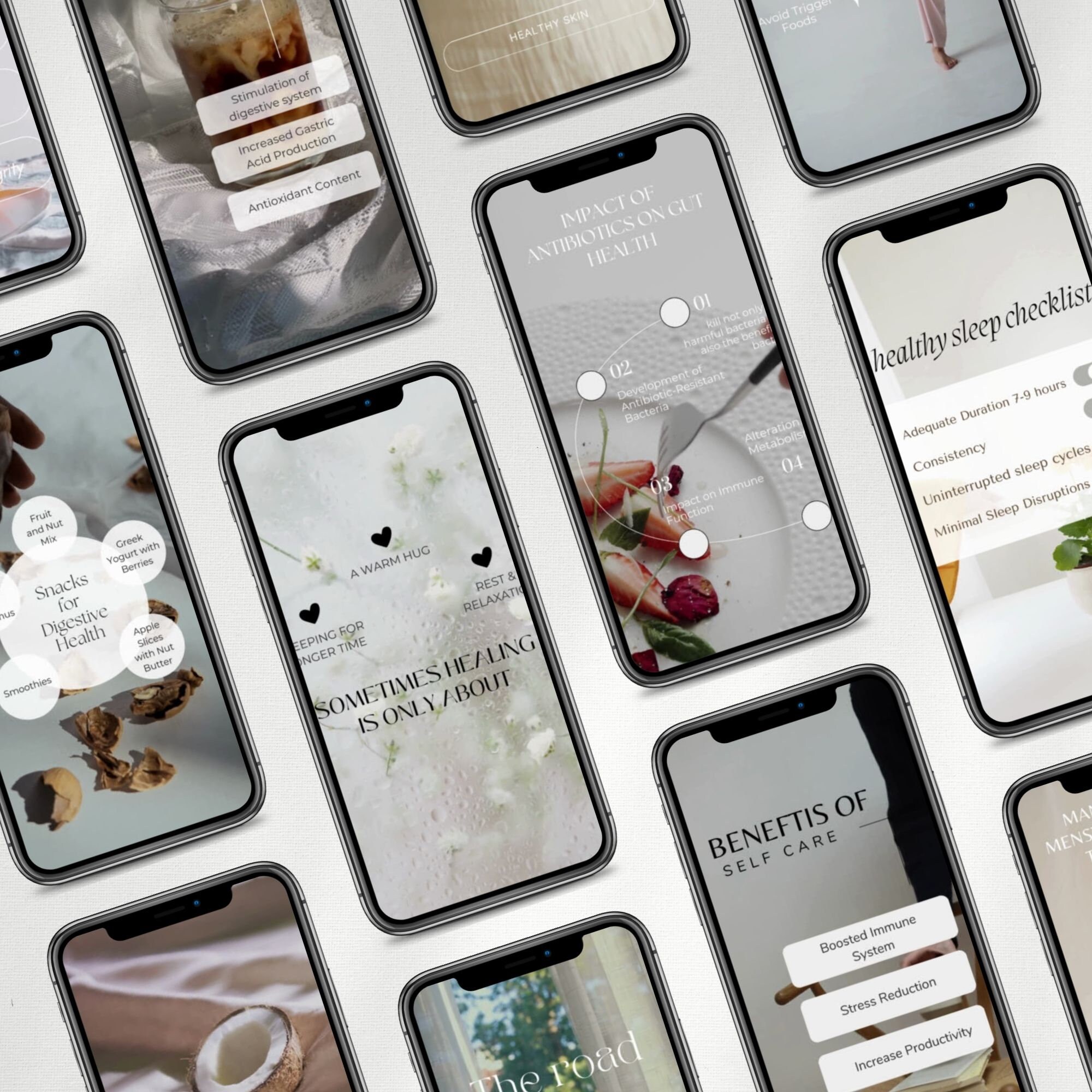 Premium Health & Wellness Instagram Reels Bundle, Hormone Health ...