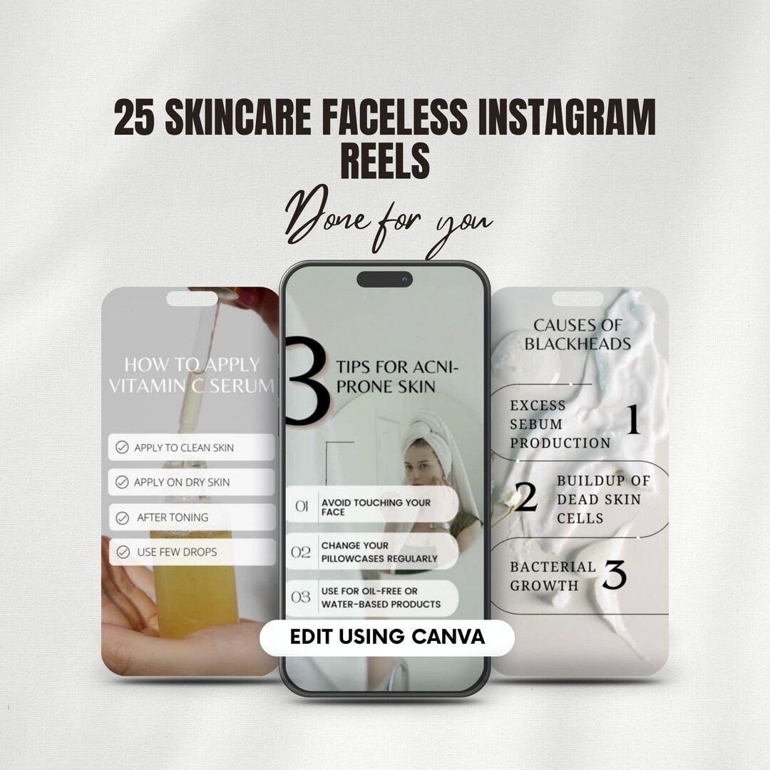 Skincare Instagram Reels, Esthetician Coach Beauty Social Media Reels ...