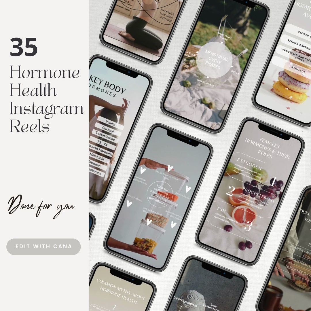 Hormone Health Instagram Reels, Nutritionist Social Media Marketing ...