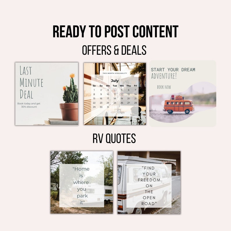 Rv Rental Instagram Template, Camper Tips IG Post, Short Term Motorhome ...