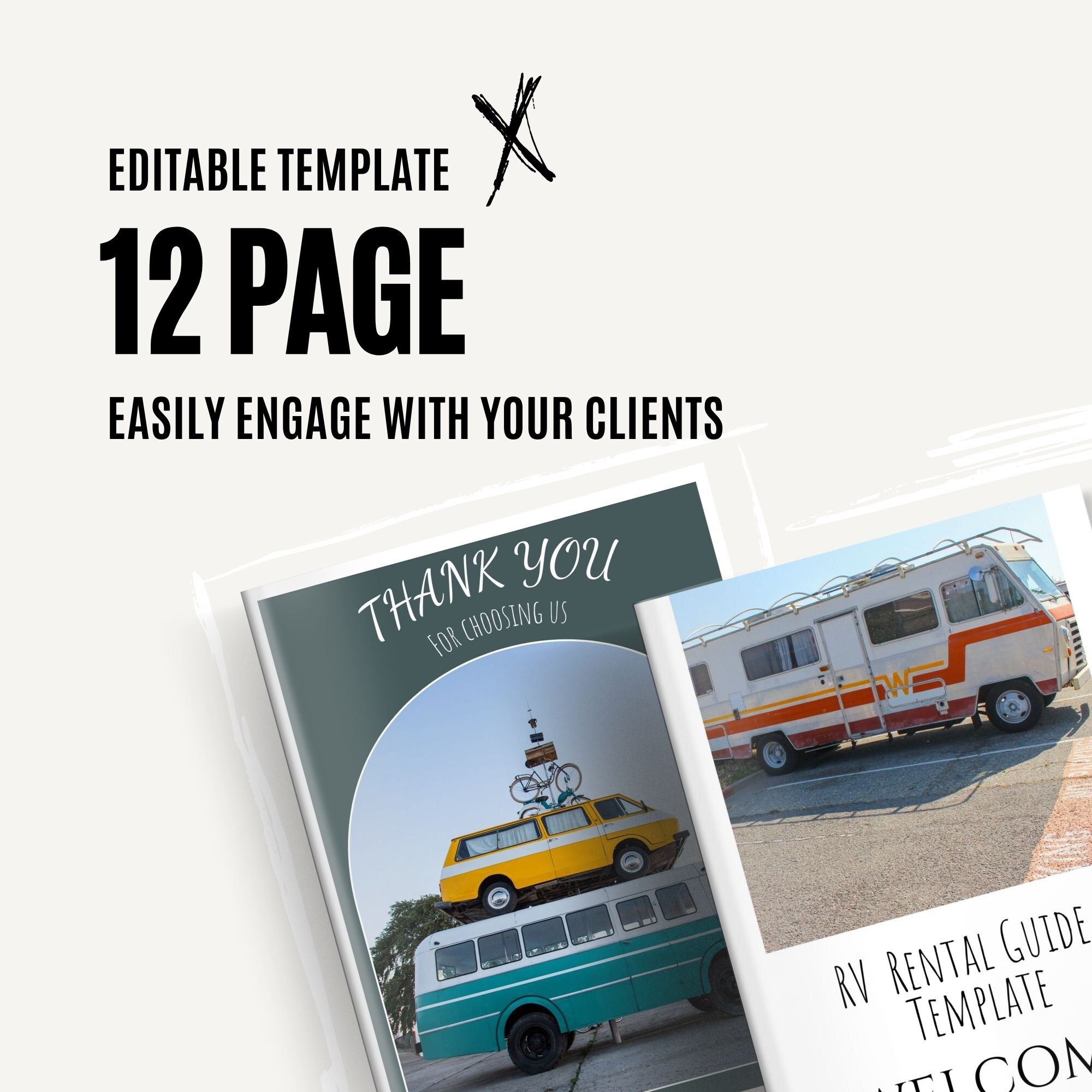 Premium RV Rental Welcome Book, Camper Trailer Renting Tips Booklet ...