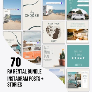 Rv Rental Instagram Template, Camper Tips IG Post, Short Term Motorhome ...